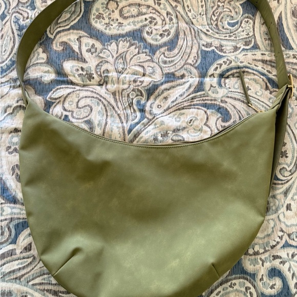 Target | Bags | Target Must Have Fall 224 Olive Green Hobo Bag Faux ...